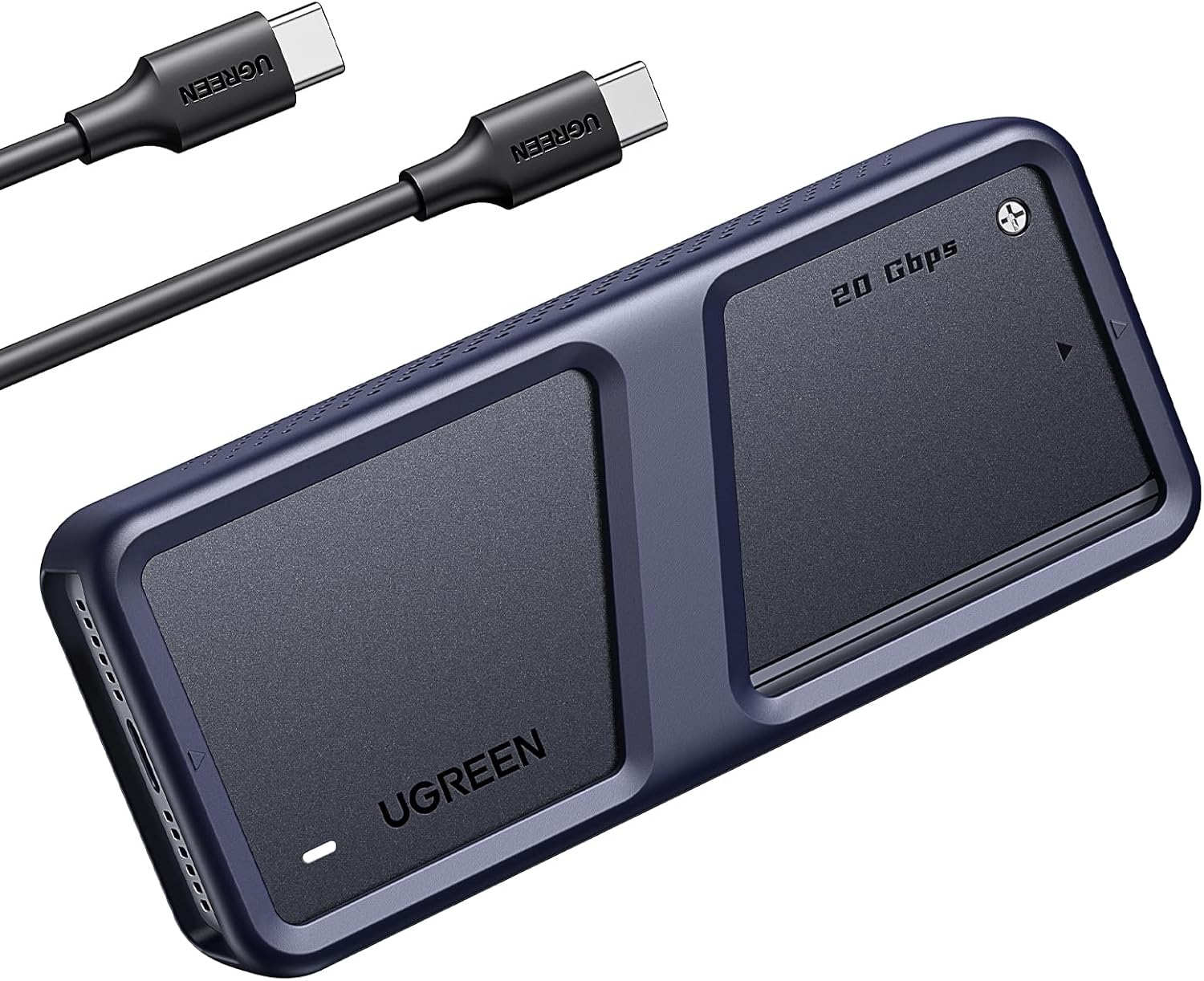 UGREEN M.2 NVMe SSD Enclosure Adapter, 20Gbps USB C 3.2 Gen2x2 ...