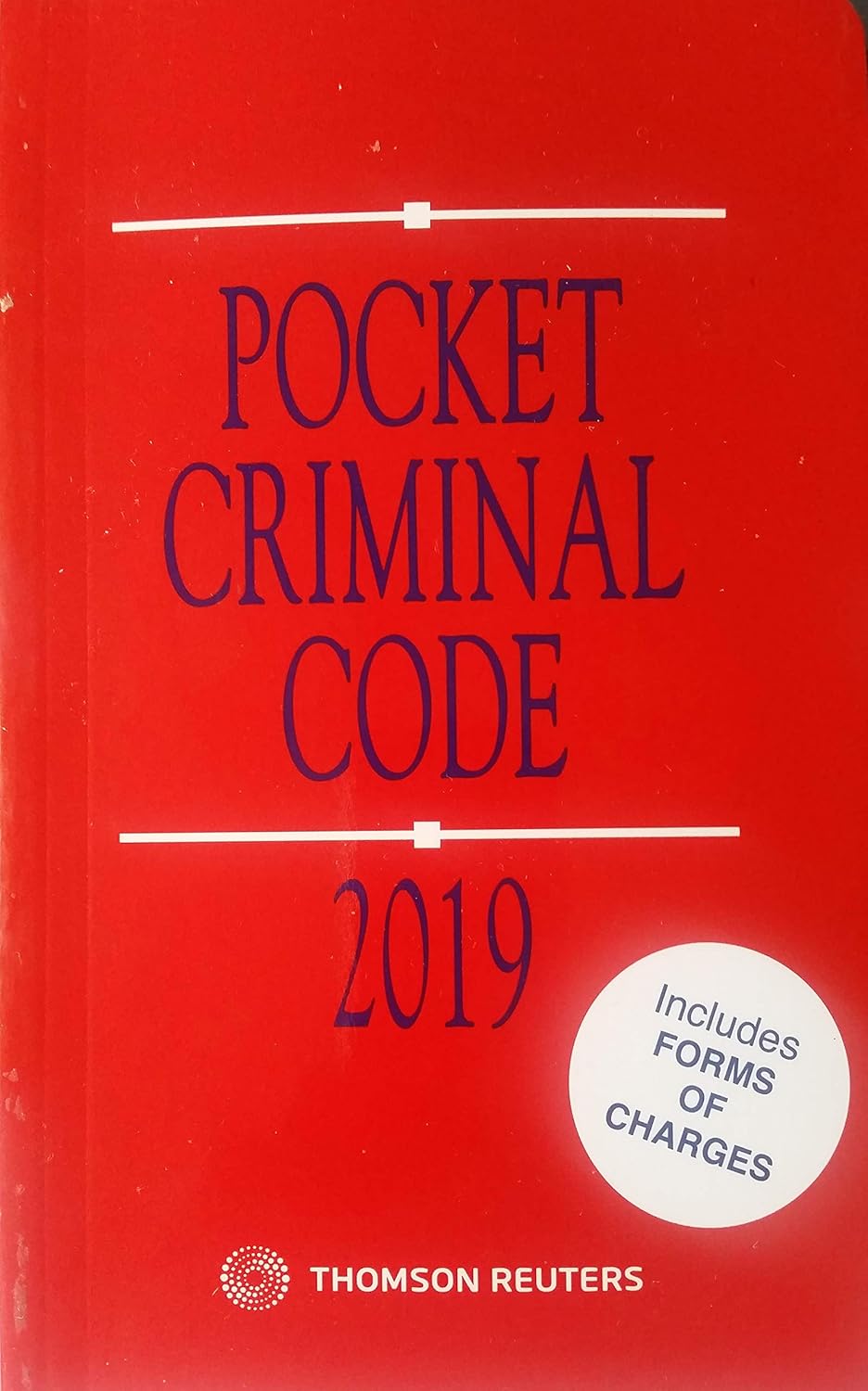 Pocket Criminal Code 2019: 9780779885077: Books - Amazon.ca