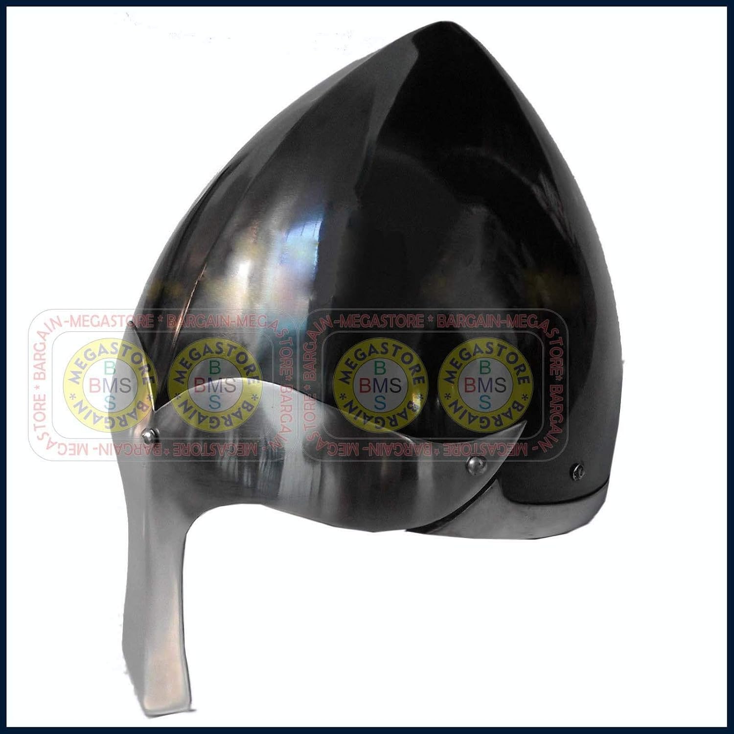 Amazon.com: Medieval Norman Crusader Mask Helmet Armor Helmet Roman ...