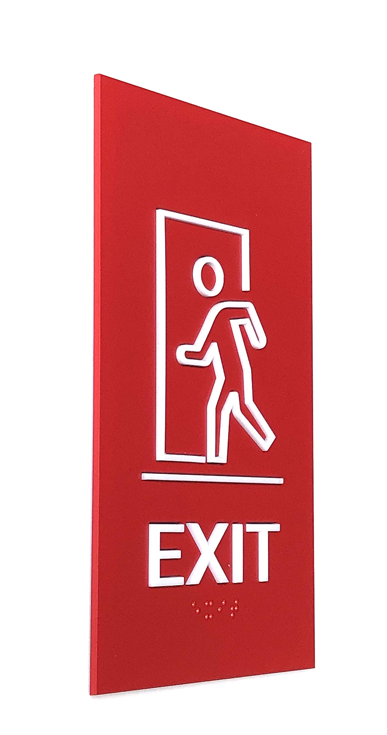 Buy Premium Exit Sign - Emergency Exit Sign - ADA Compliant - Modern ...