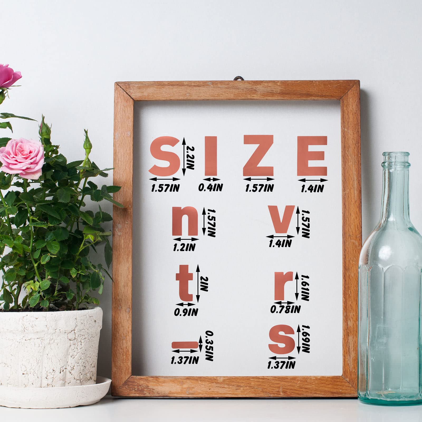 Snapklik.com : Chinco 232 Pieces 24 Sheets Letter Stickers Large ...