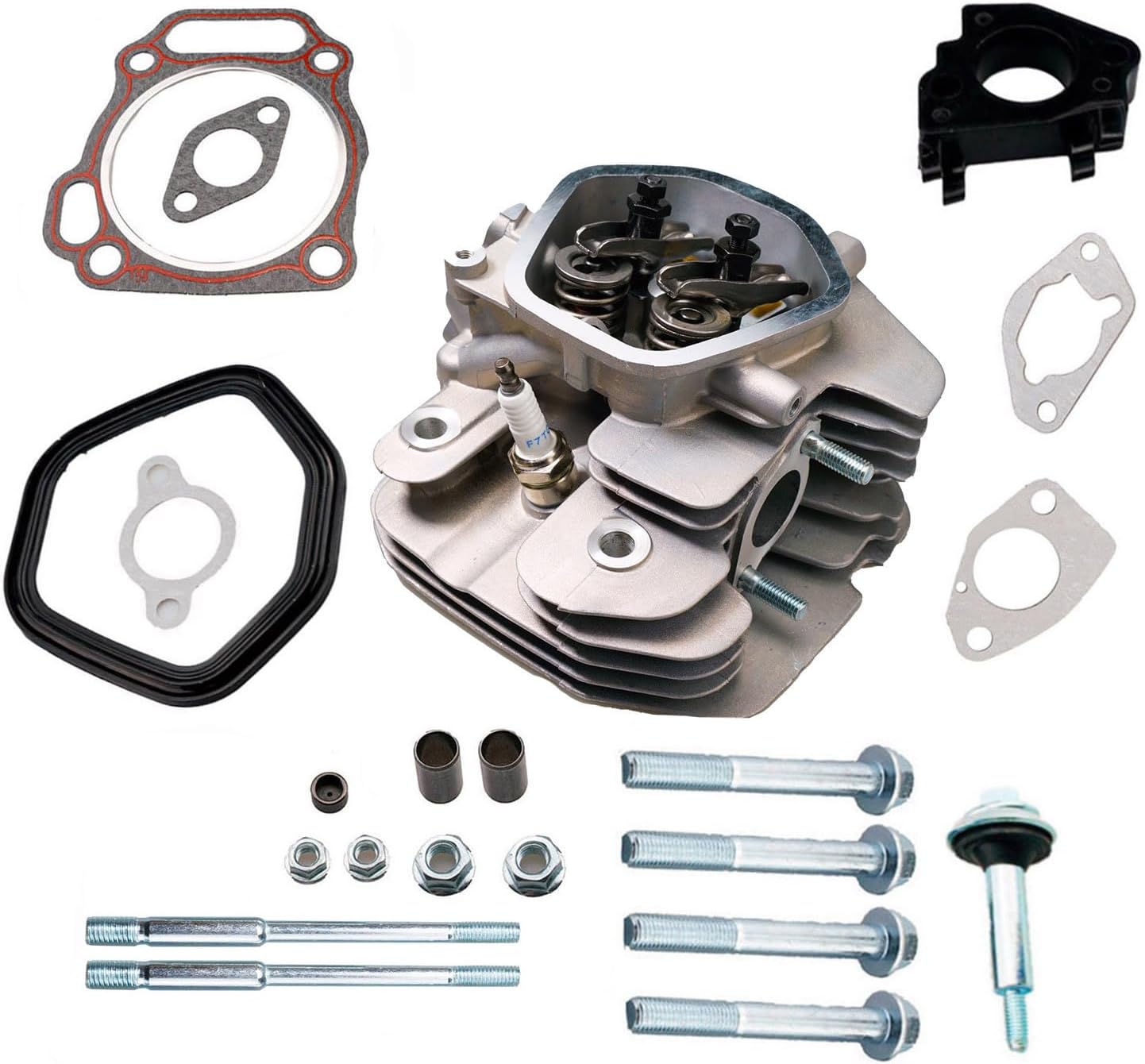 Amazon.com: JJing Assembled Cylinder Head Assembly Kit Compatible with ...