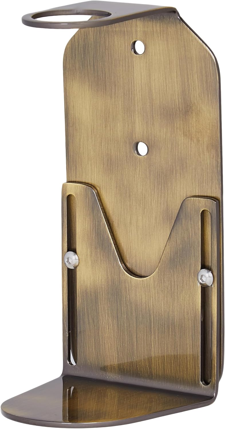 Amazon.com: Kuishi Wall-Mounted Brushed Gold Soap Dispenser Bracket ...
