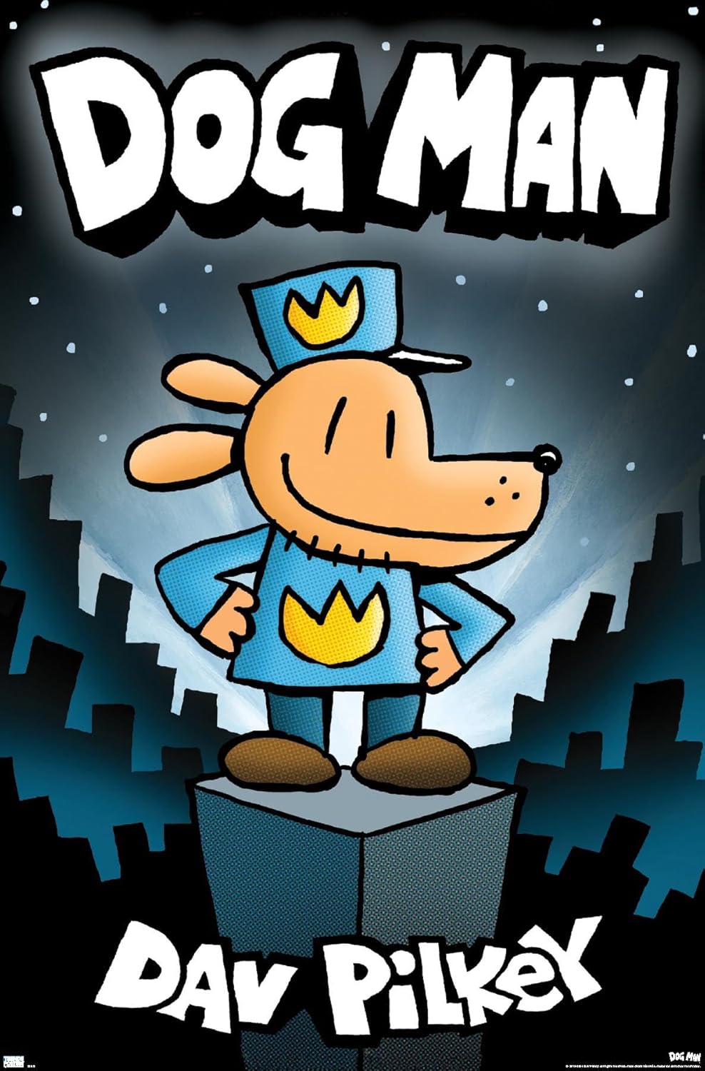 Amazon.com: Trends International Dog Man - Book Cover (2016) Wall ...