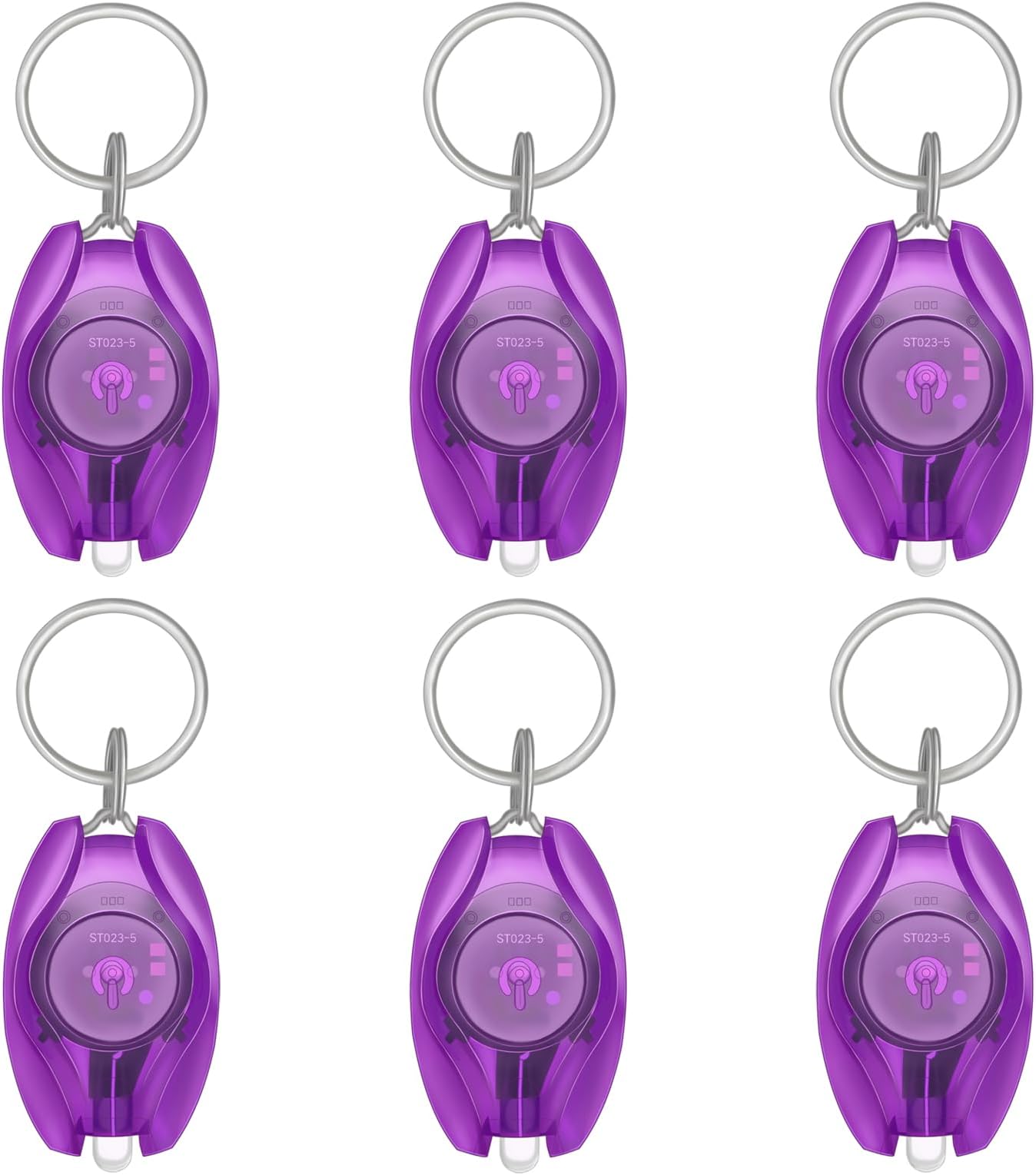 Daemson Mini UV Black Light Set - 6 PCS Portable Tiny Keychain ...