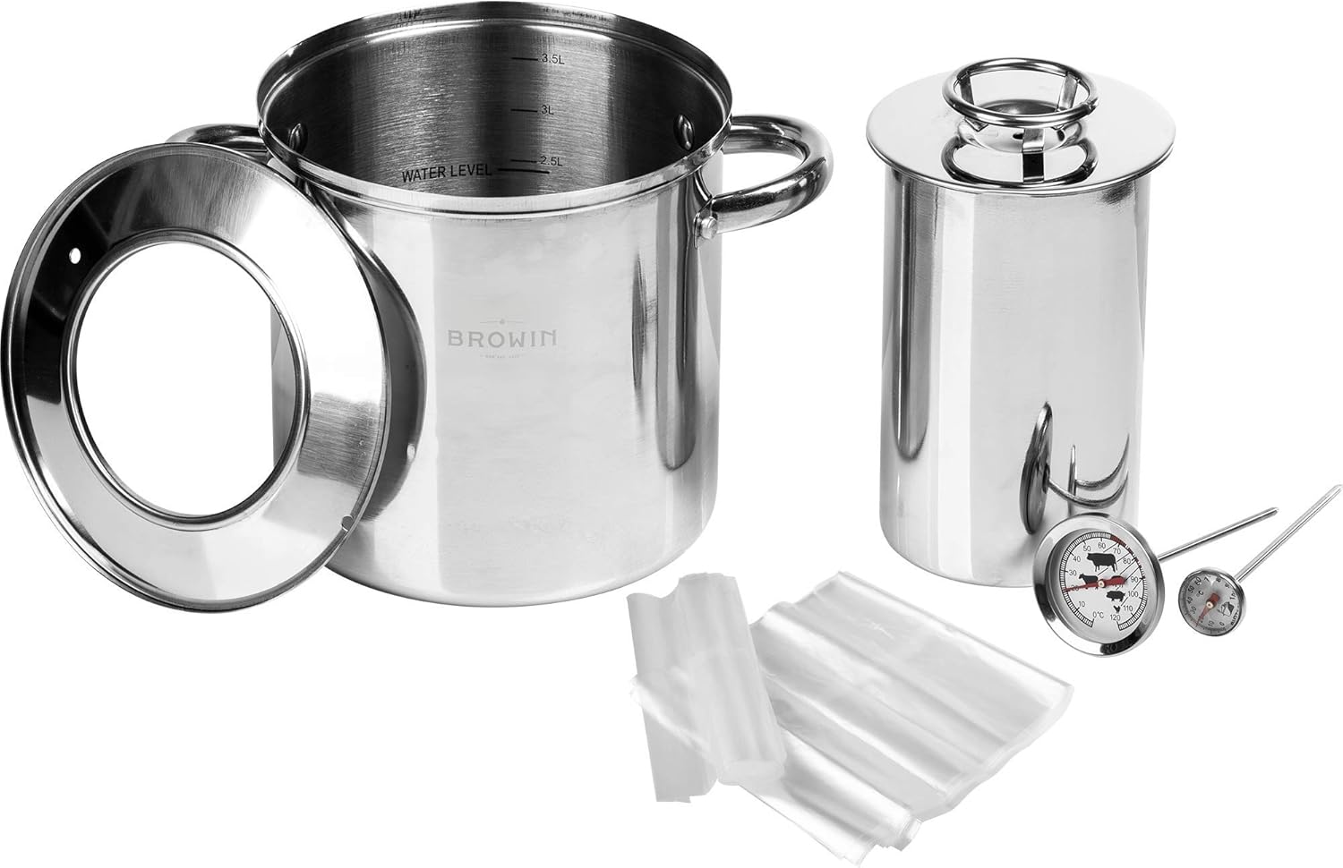 Browin 313016 Ham Cooker, 18/8 Stainless Steel : Amazon.co.uk: Home ...