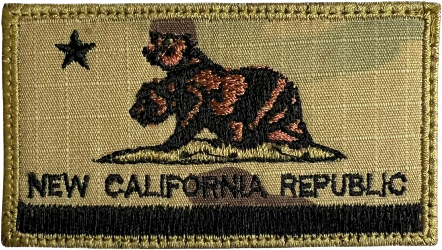 Amazon.com: New California Republic NCR State Flag 2x3 Patch - Full ...
