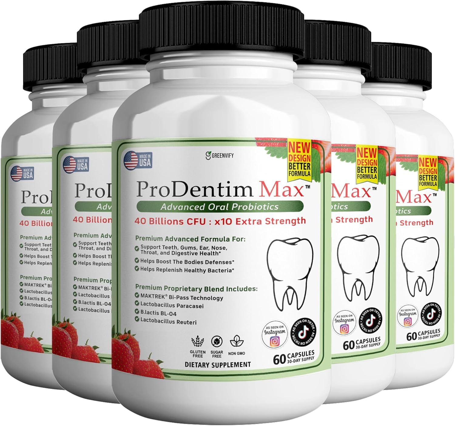 Amazon.com: GREENVIFY ProDentim Max for Gums and Teeth Health & Fresh ...