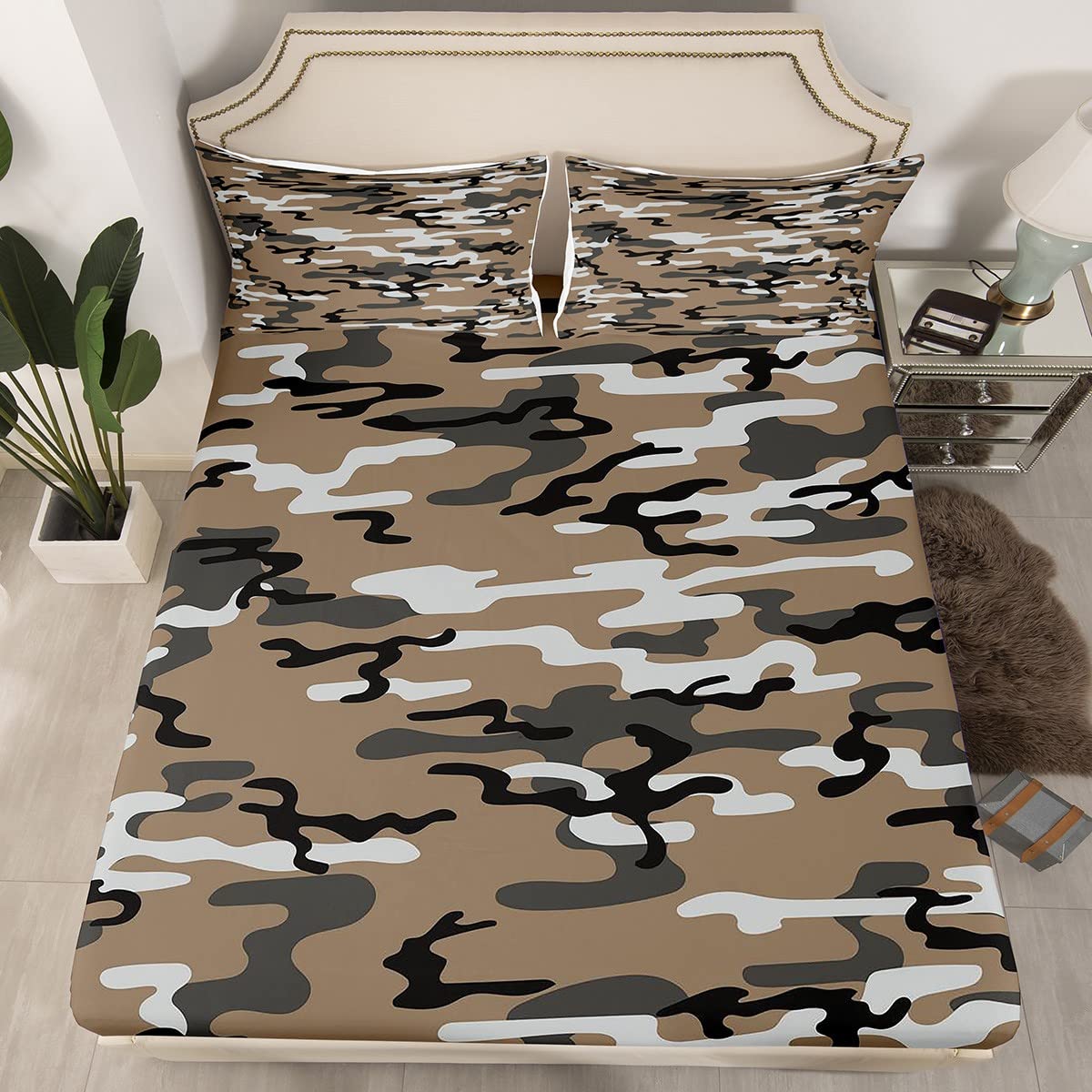 Boys Camouflage Sheets
