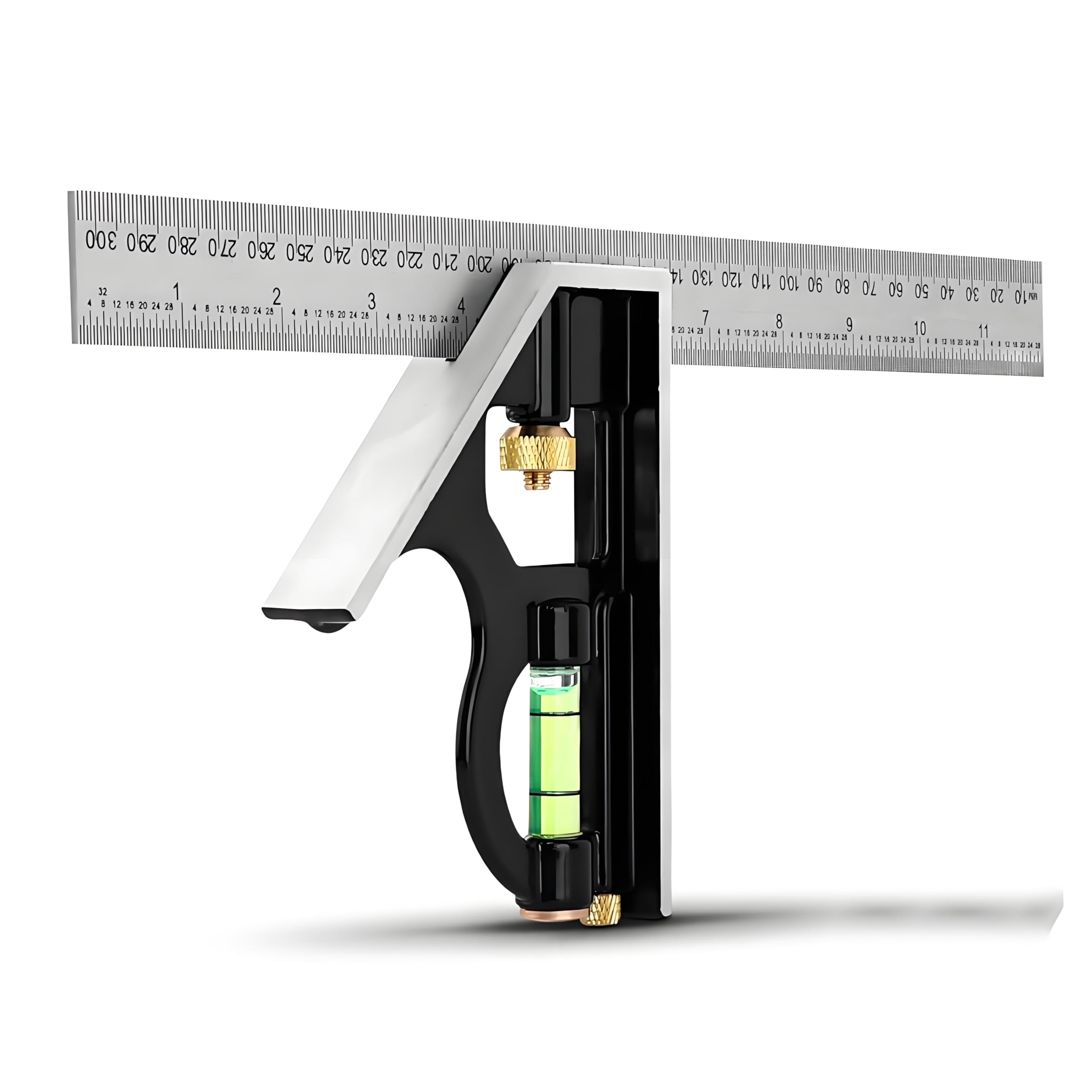Escuadra de Combinación,Acero Inoxidable,12 Pulgadas y 30cm,Ajustable ...