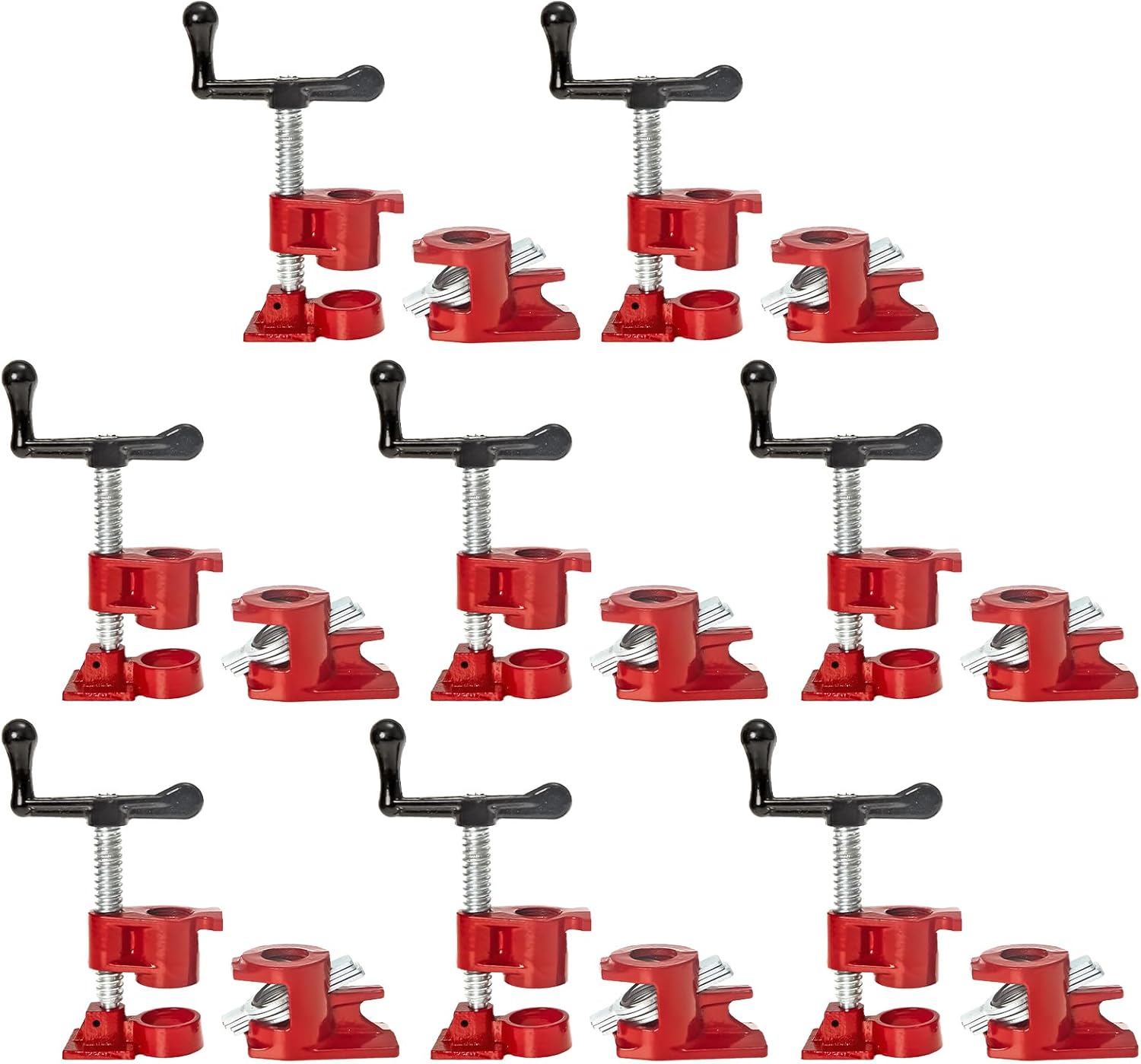 IVWNNN Pipe Clamps 3/4 Inch Cast Iron Quick Release Pipe Clamps for ...