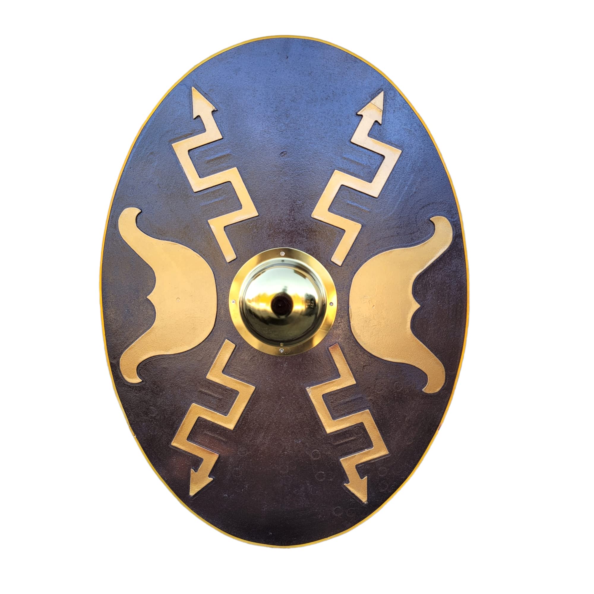 Amazon.com: Curved Roman Empire Cavalry Wooden Oval Scutum Shield ...