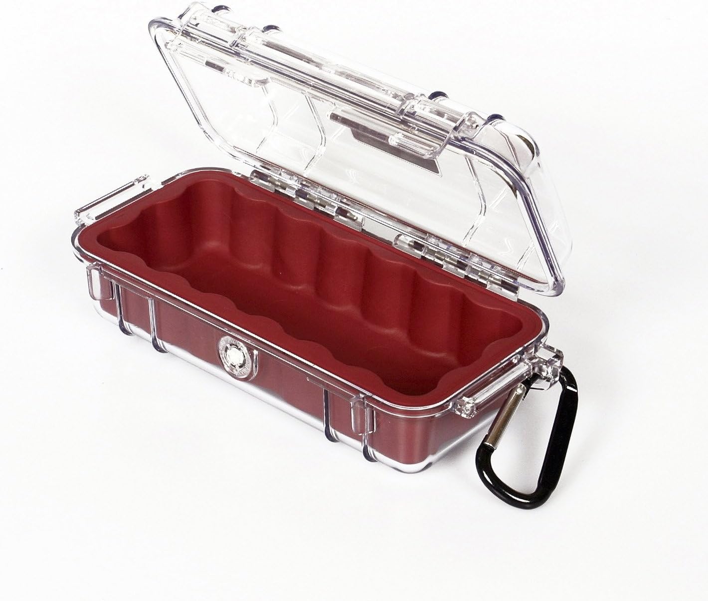 Amazon.com : Peli 1030 Micro Case - Clear with Red Liner : Sports ...