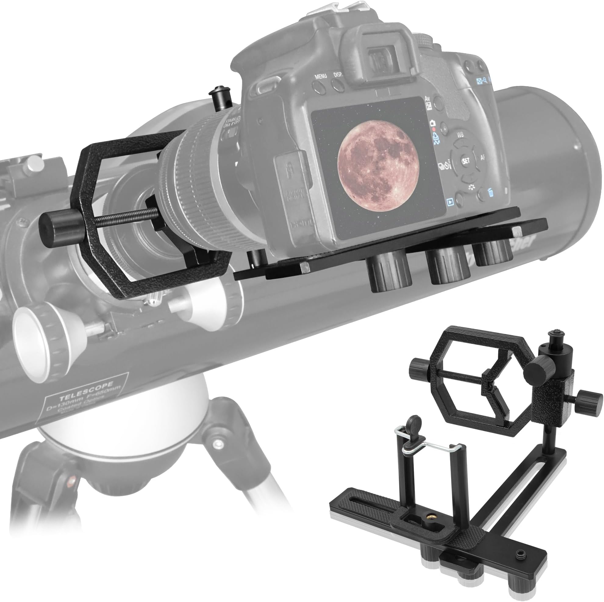 Amazon.com : Tydeux Universal Metal Telescope Camera Phone Adapter ...