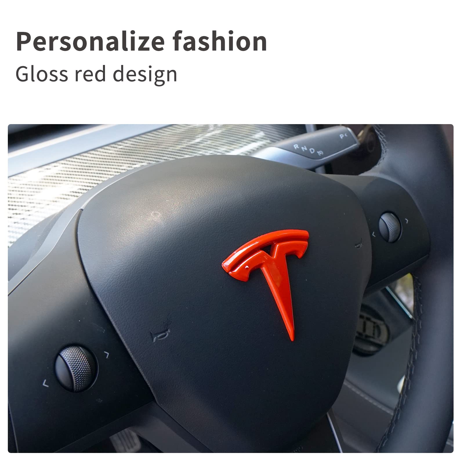 Snapklik.com : Powlamks Model Y Front Trunk/Rear Trunk Logo Sticker ...