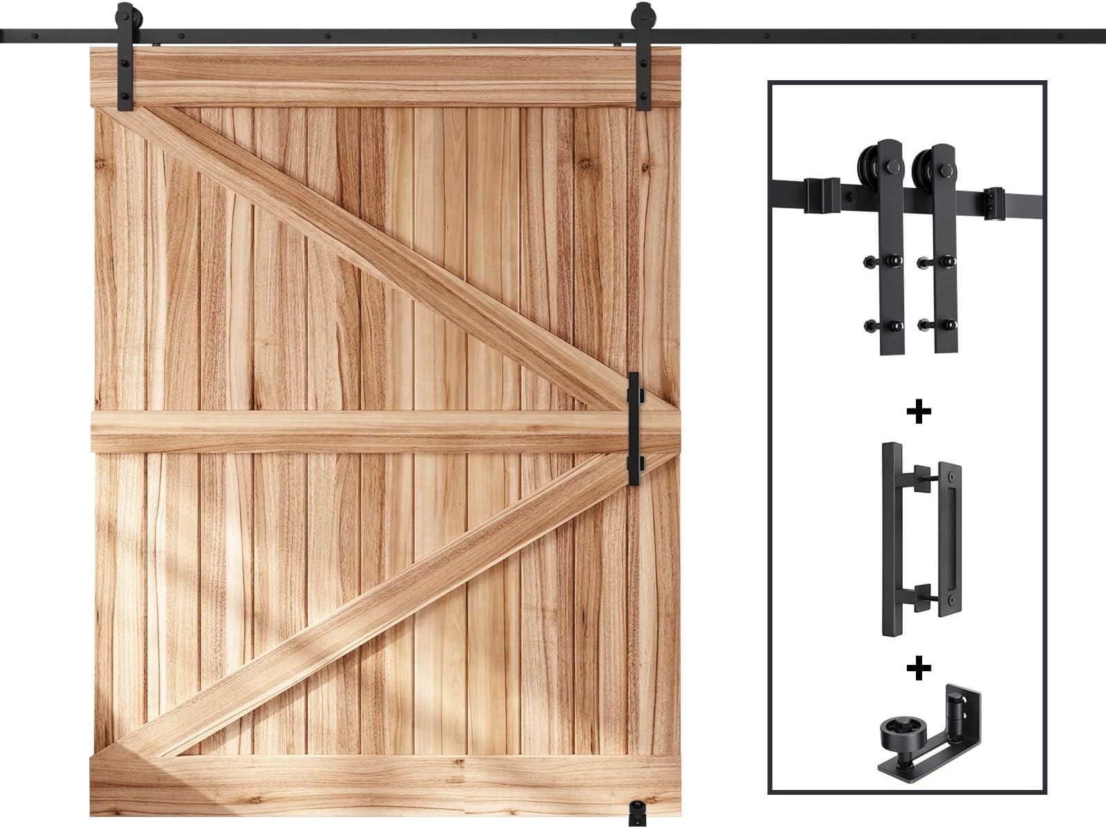 Amazon.com: EaseLife 12 FT Heavy Duty Sliding Track Kit + 12" Pull ...