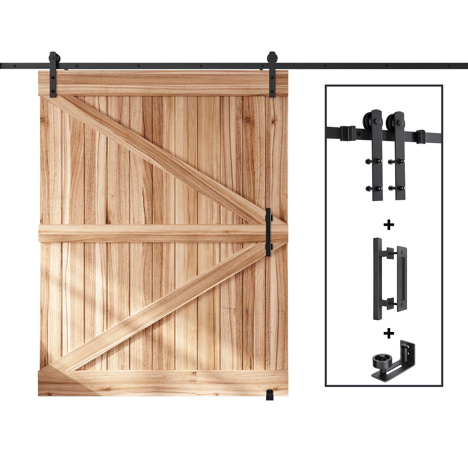 Amazon.com: EaseLife 12 FT Heavy Duty Sliding Track Kit + 12" Pull ...