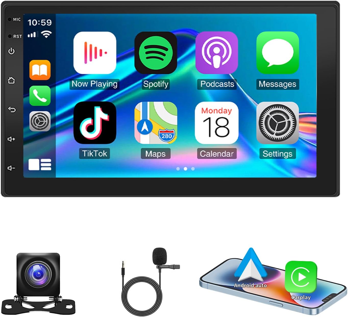 Amazon.com: 7inch Android 14 Car Stereo Radio for Isuzu NNR/NPR/NPS/NQR ...