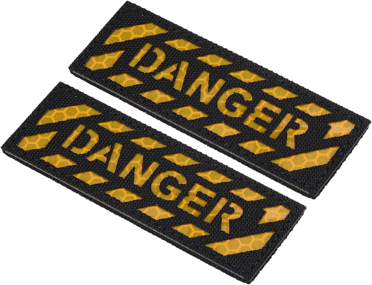 Amazon.com: PATIKIL Reflective Danger Patch 1x3.5, 2 Pcs IR Infrared ...