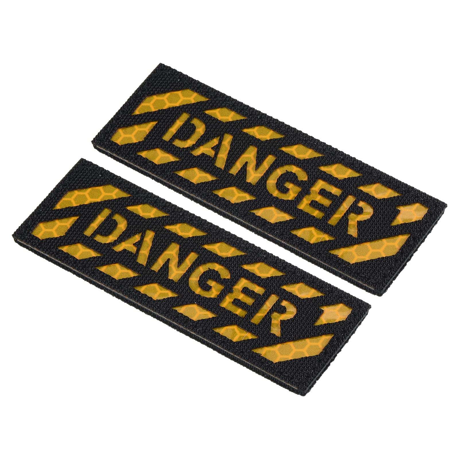 Amazon.com: PATIKIL Reflective Danger Patch 1x3.5", 2 Pcs IR Infrared ...