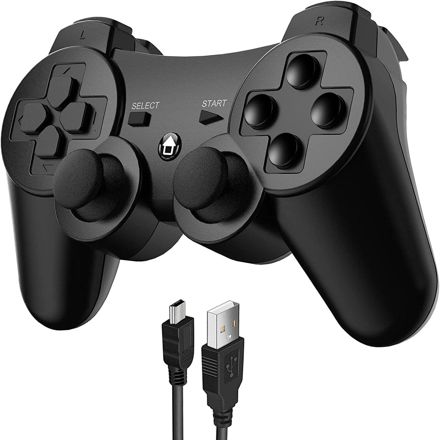 JAMSWALL Controller for Ps-3, Wireless Bluetooth Controller Gamepad ...