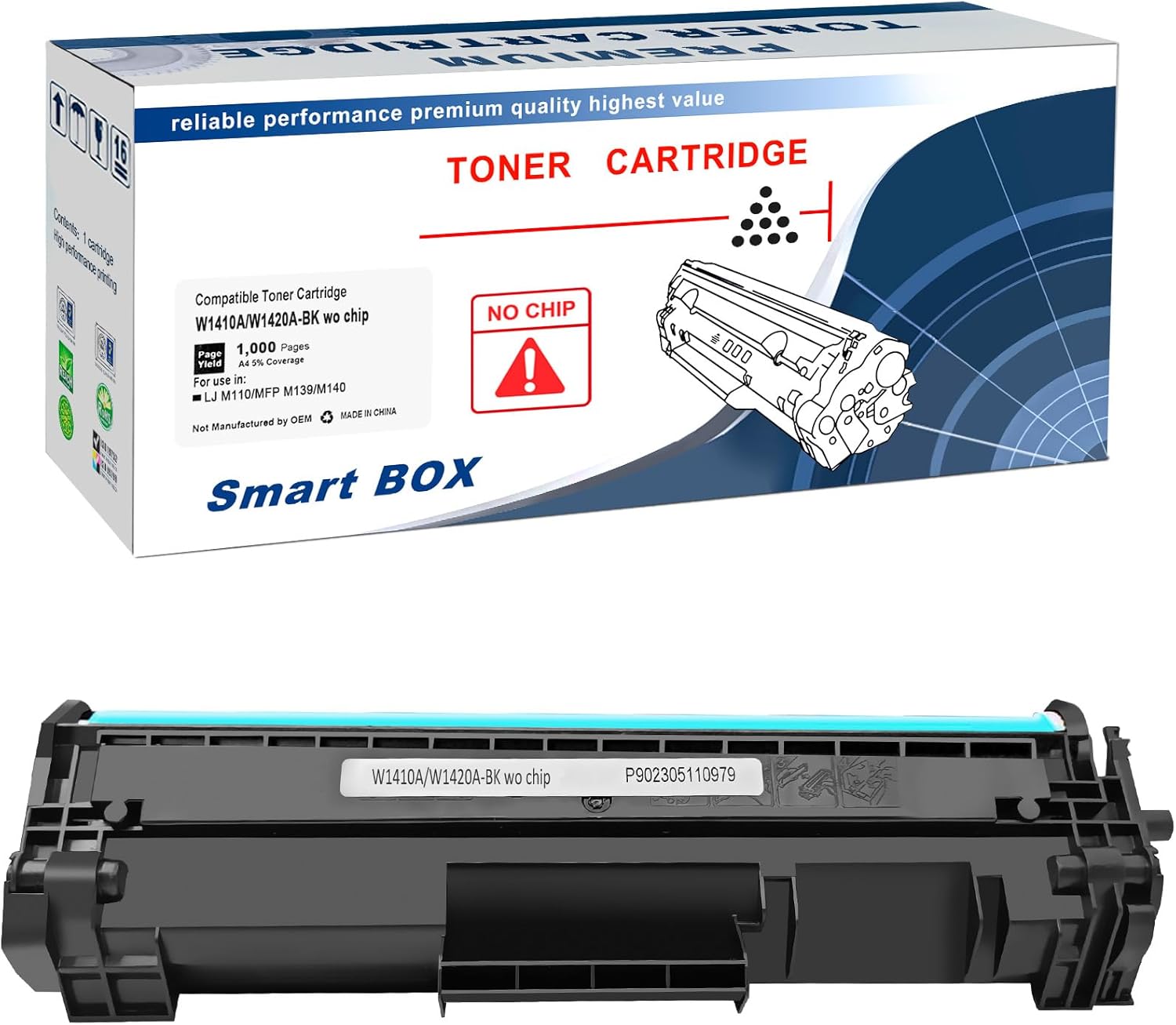[sans Puce] Compatible 142A W1420A Toner Cartouche avec Outil 950 Pages ...