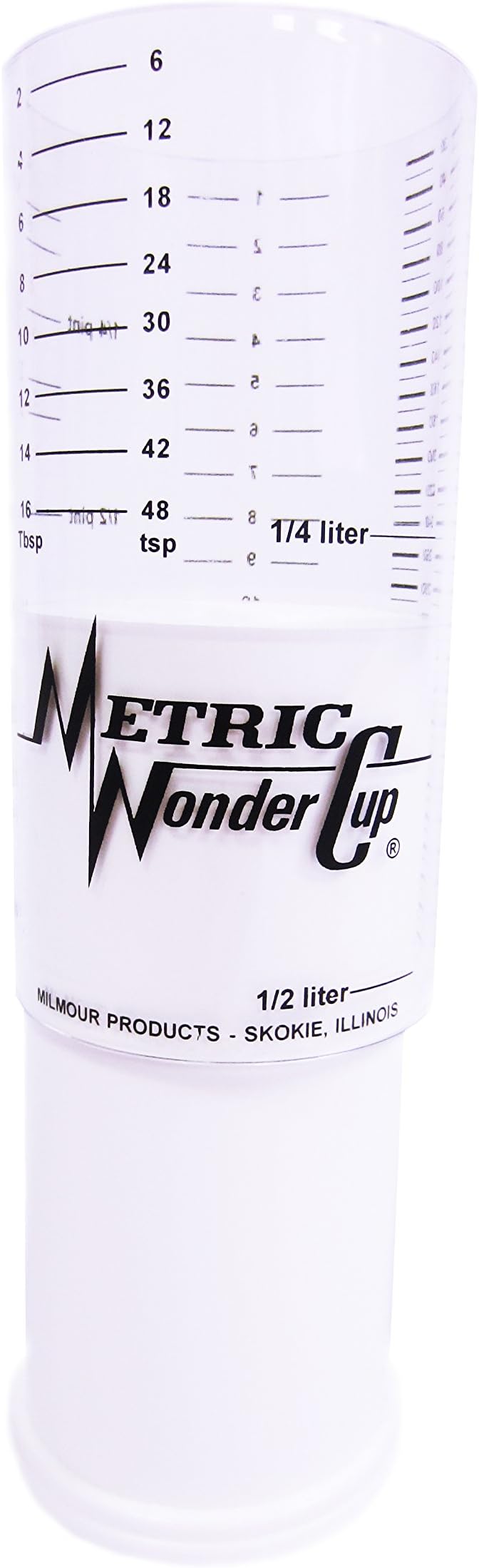 Amazon.com: Wonder Cup Two Cup Adjustable Measuring Cup: Alton Brown ...