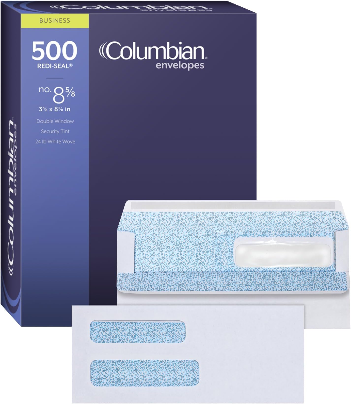 Amazon.com : Office Depot Double-Window Envelopes, 8 5/8in. (3 5/8in. x ...