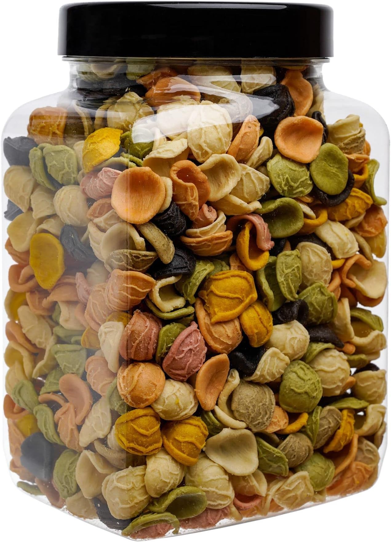 Pack of 3 Large Rectangular Plastic Jars with Lids 2.5 Litre (88oz ...