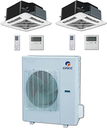 Amazon.com: Generic GREE Multi Gen2 Series 24,000 BTU 2-Zone Ceiling ...