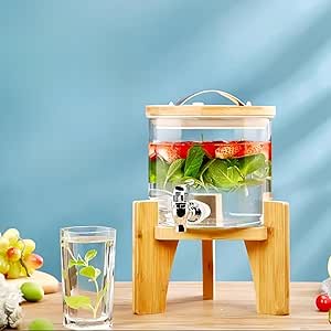 Amazon.co.jp: Drink Server Large Capacity Cold Water Bottle Faucet ...