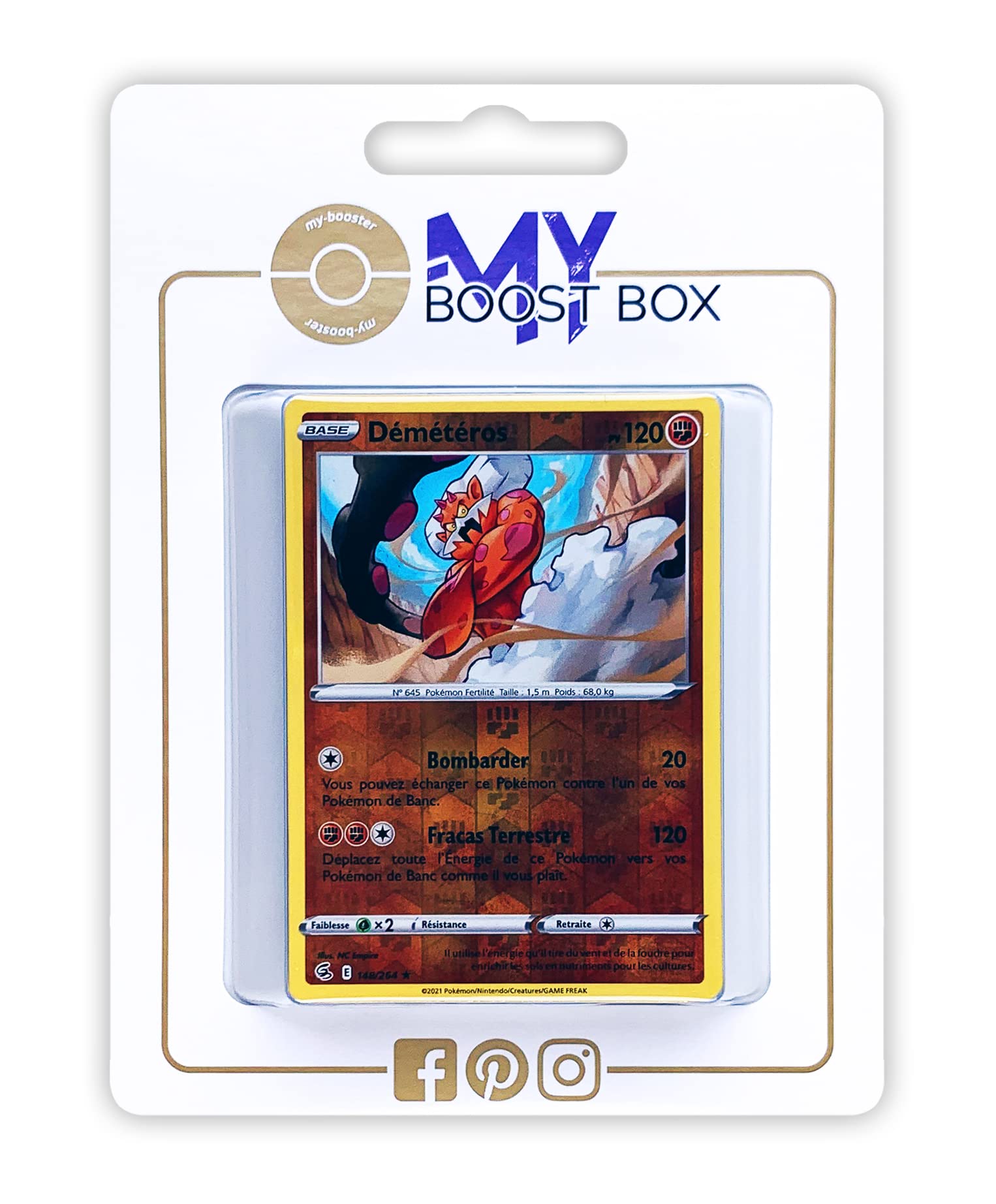 Buy Démétéros (Landorus) 148/264 Holo Reverse - Myboost X Epée et ...