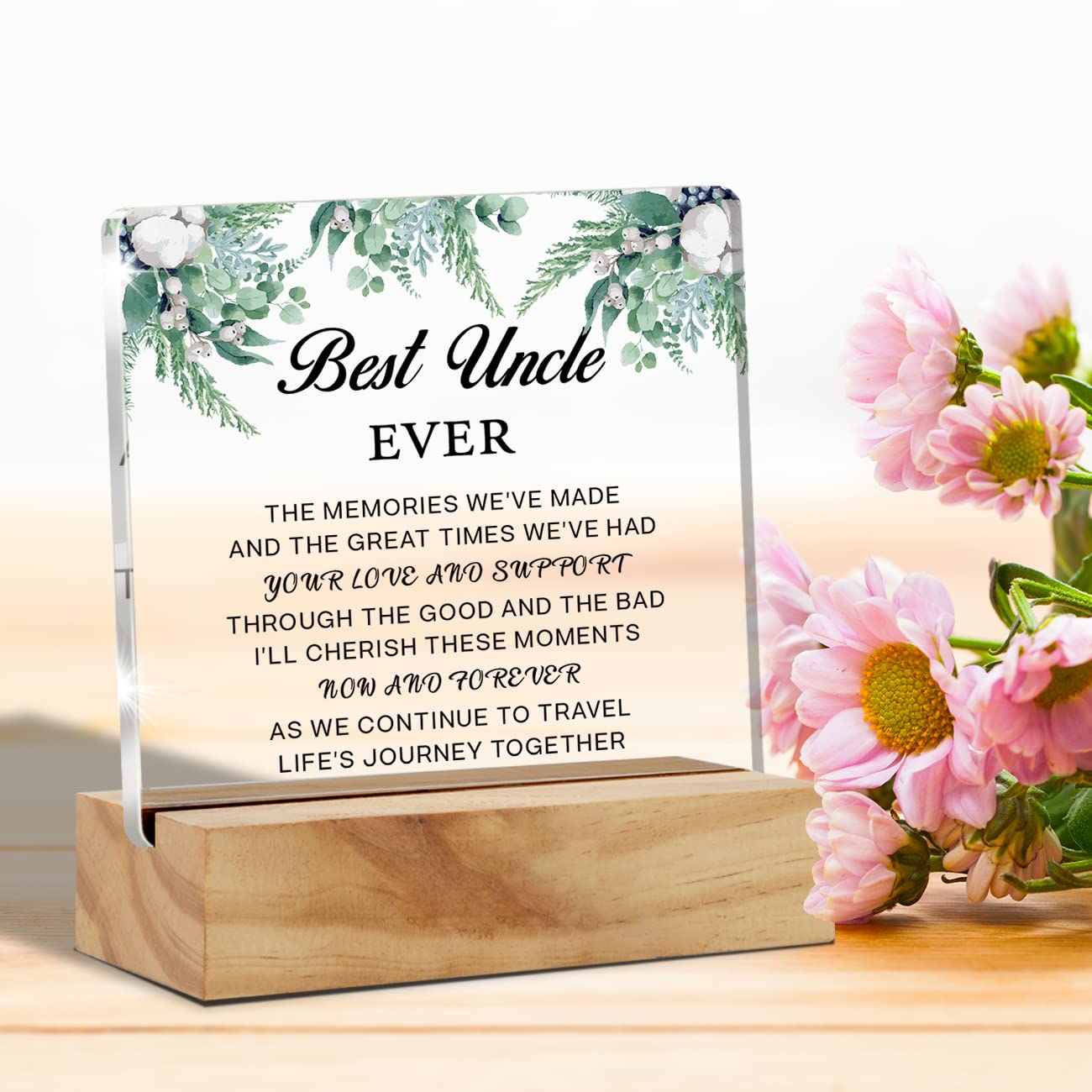 Snapklik.com : Best Uncle Ever Gift Uncle Sayings Desk Decor Uncle ...