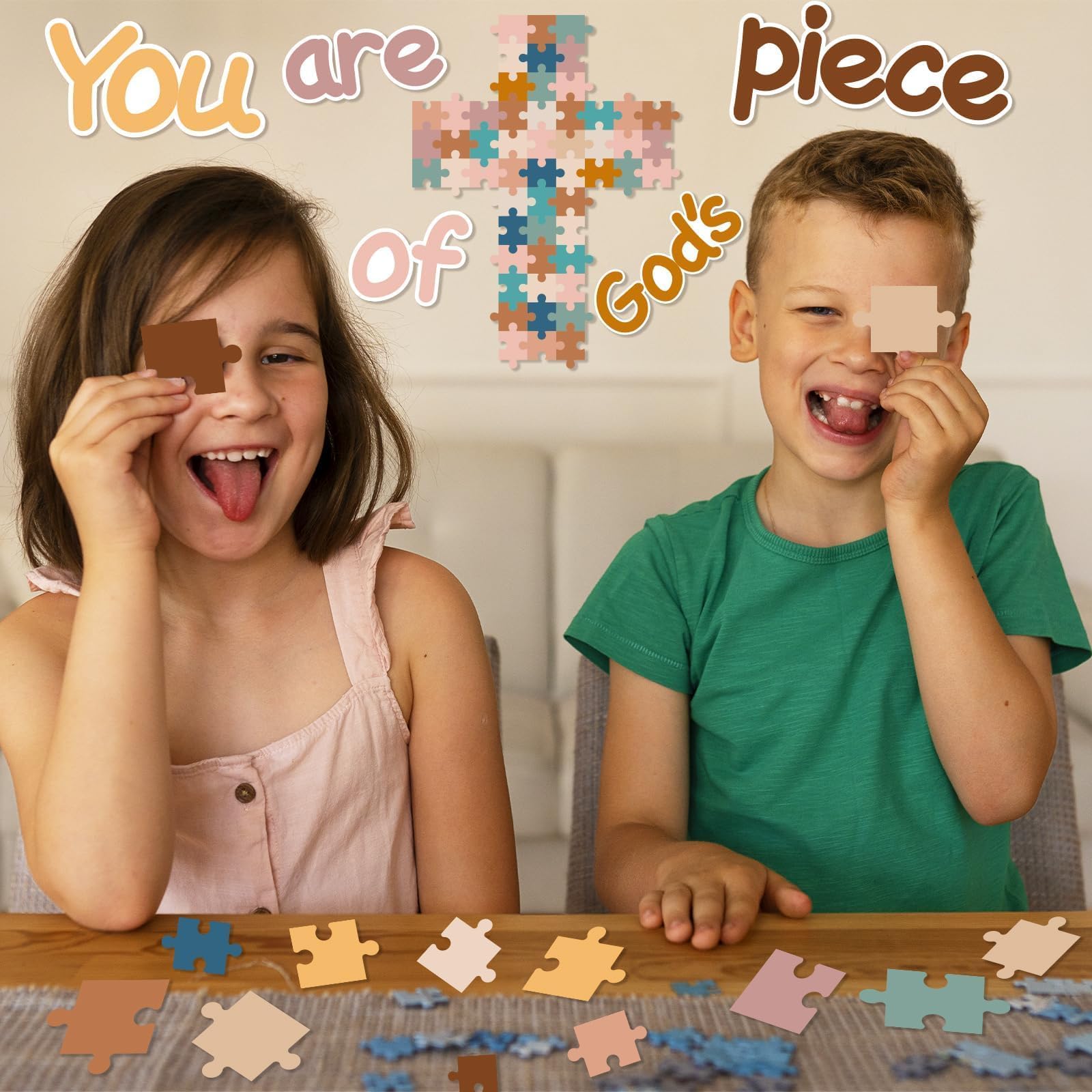 Snapklik.com : Christian Bulletin Board Decorations, Puzzle Pieces For ...