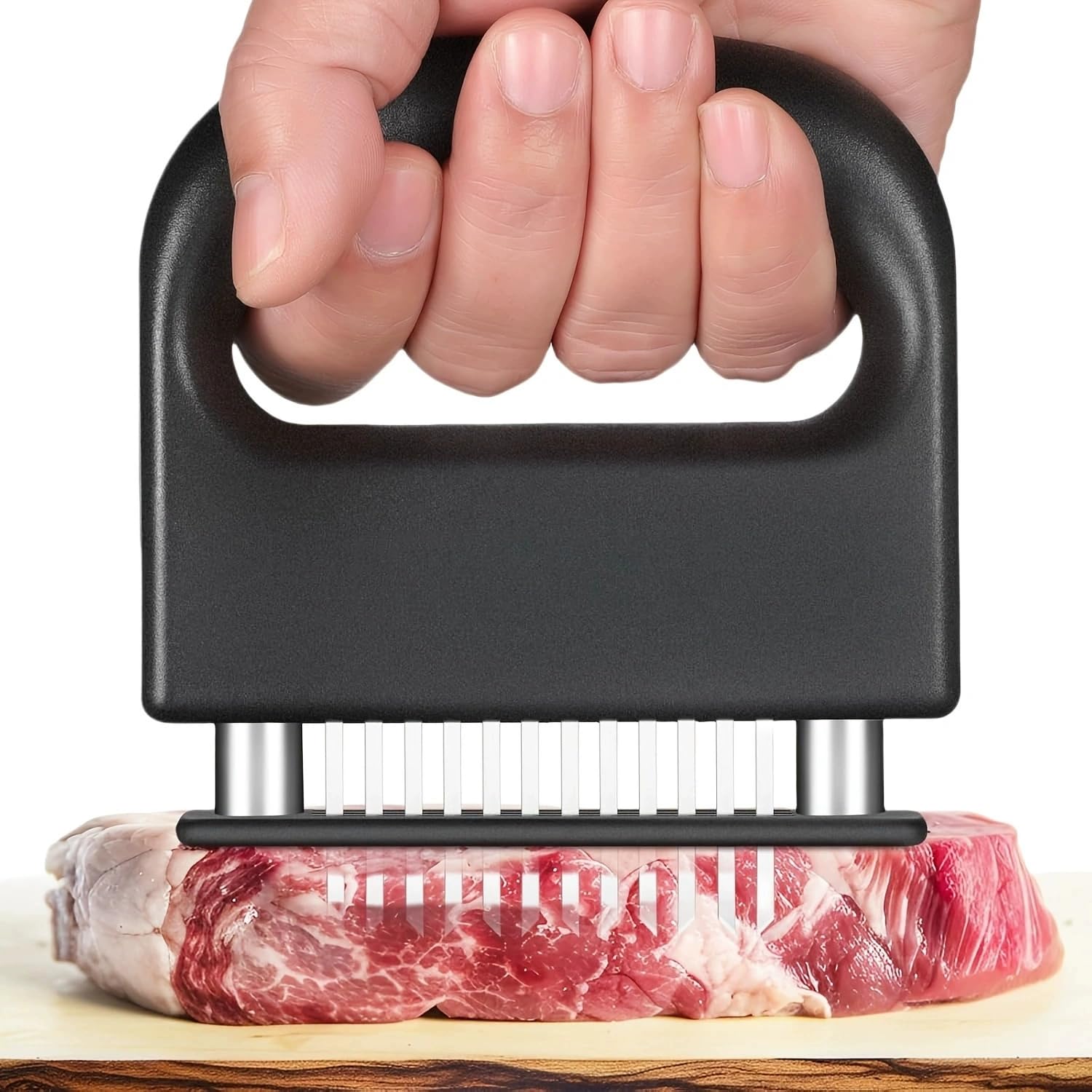 Amazon.com: HuaHengHT Meat Tenderizer with 48 Stainless Steel Ultra ...