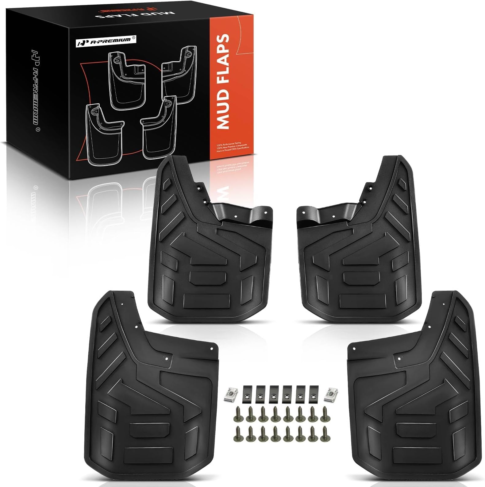 Amazon.com: A-Premium Set of 4PCS Mud Flaps Splash Guards Mudguards ...