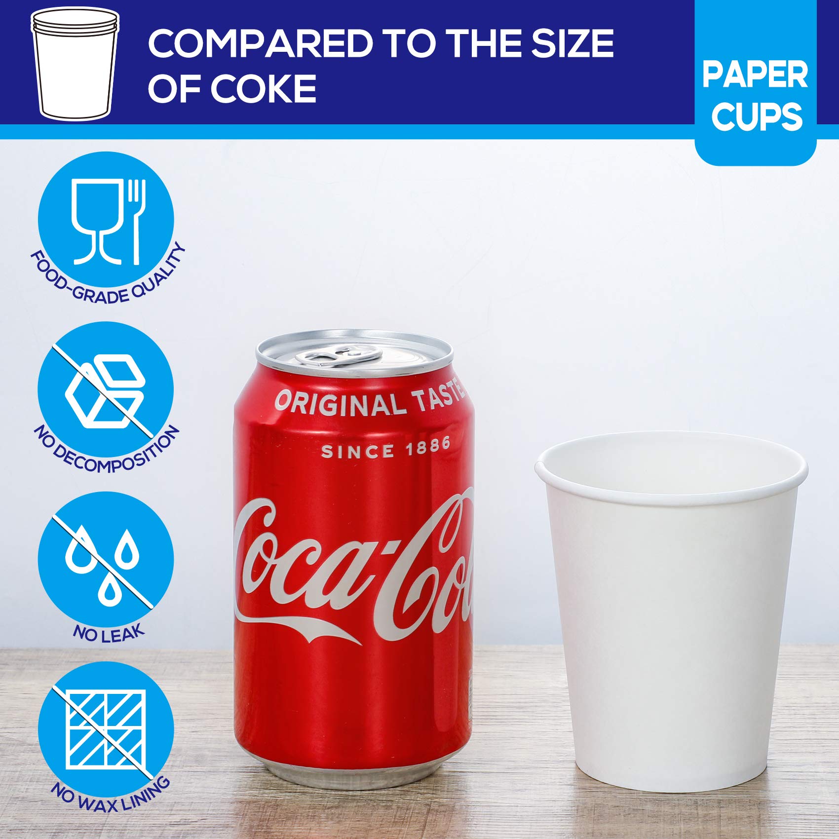 Coca Cola Paper Cup Sizes