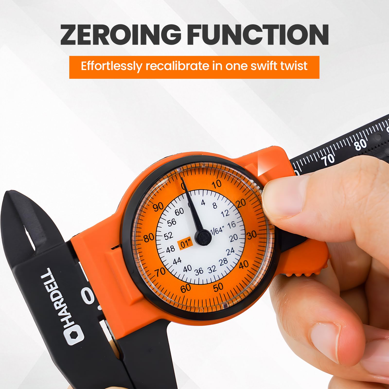 Snapklik.com : HARDELL Dial Caliper, Dual Reading Precision Caliper