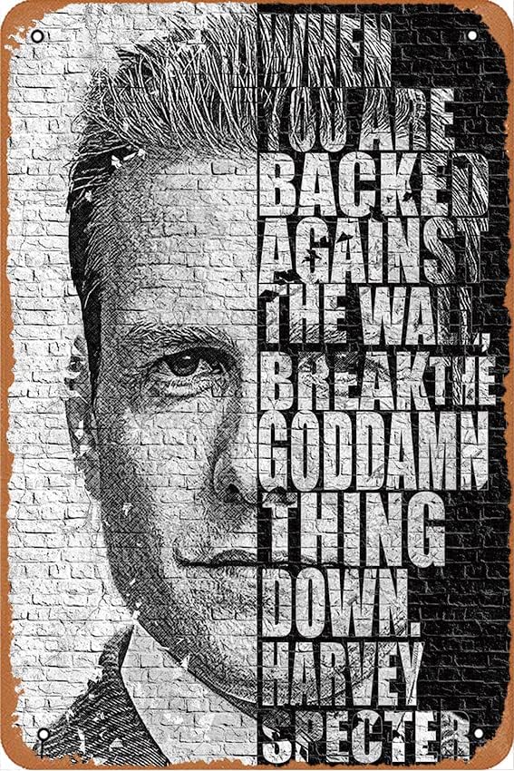 Amazon.com : Inspirational Poster Tv Program Poster Harvey Specter ...