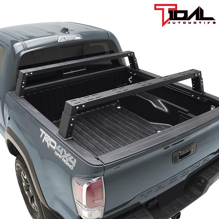 Buy Tidal Tacoma 05-21/ Gladiator JT 20-21 Cargo Carrier Bed Rack Low ...