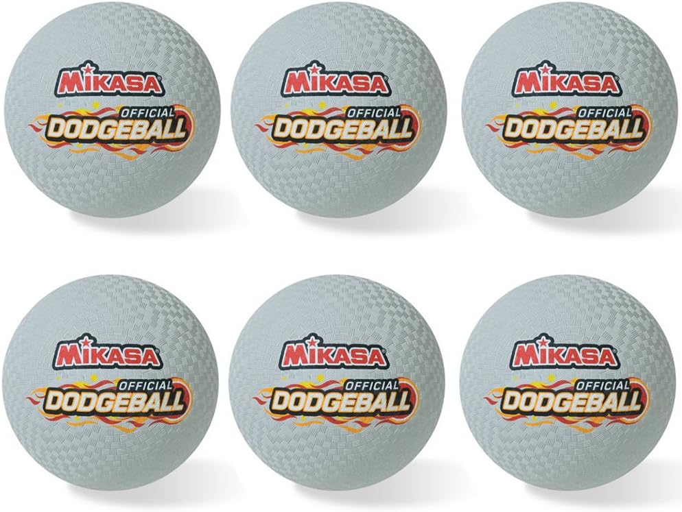 Amazon.com : Mikasa Official 8.5" Rubber Dodgeball Set of Six : Toys ...