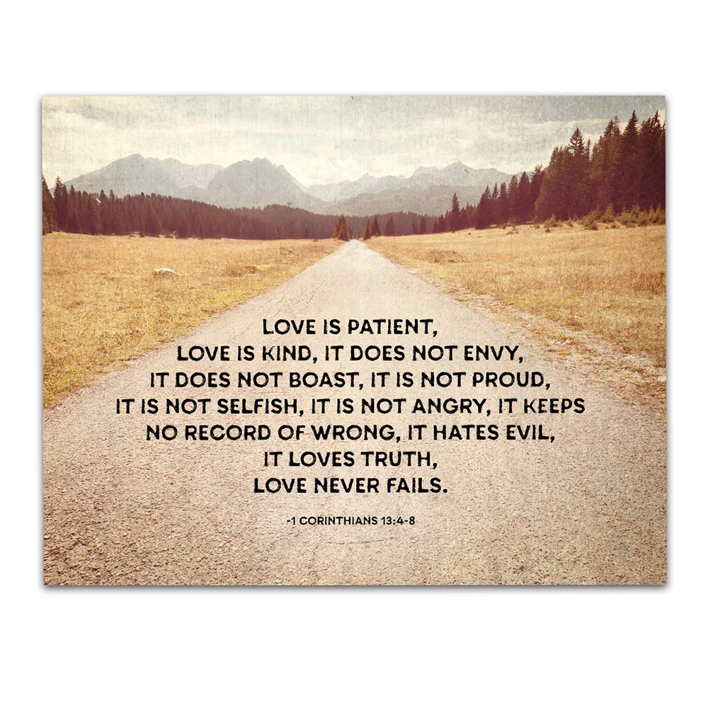 Love Is Patient Love Is Kind Bible Verse Wallpaper