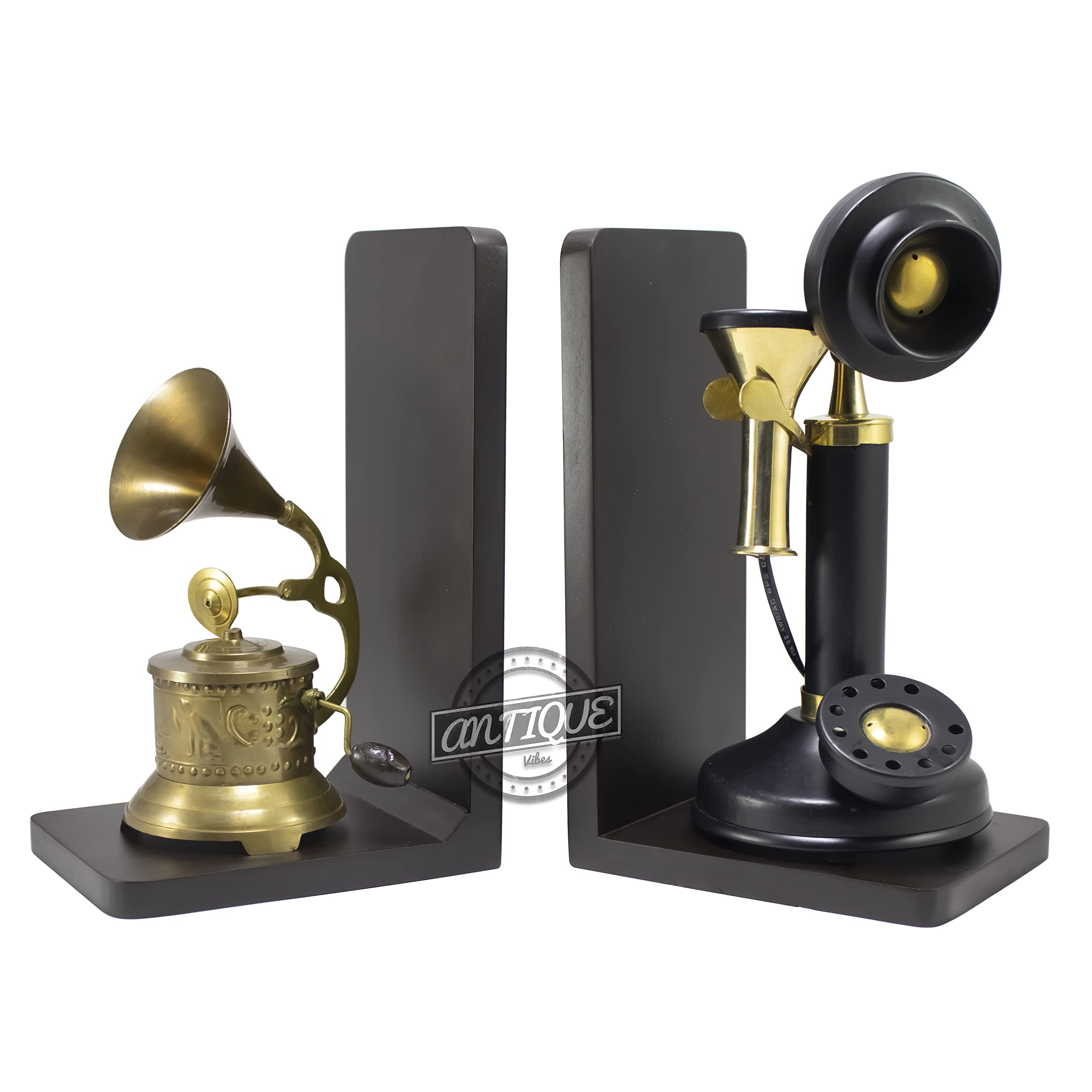 Amazon.com: Decorative Bookends for Shelves, Non-Skid Bookend, with ...