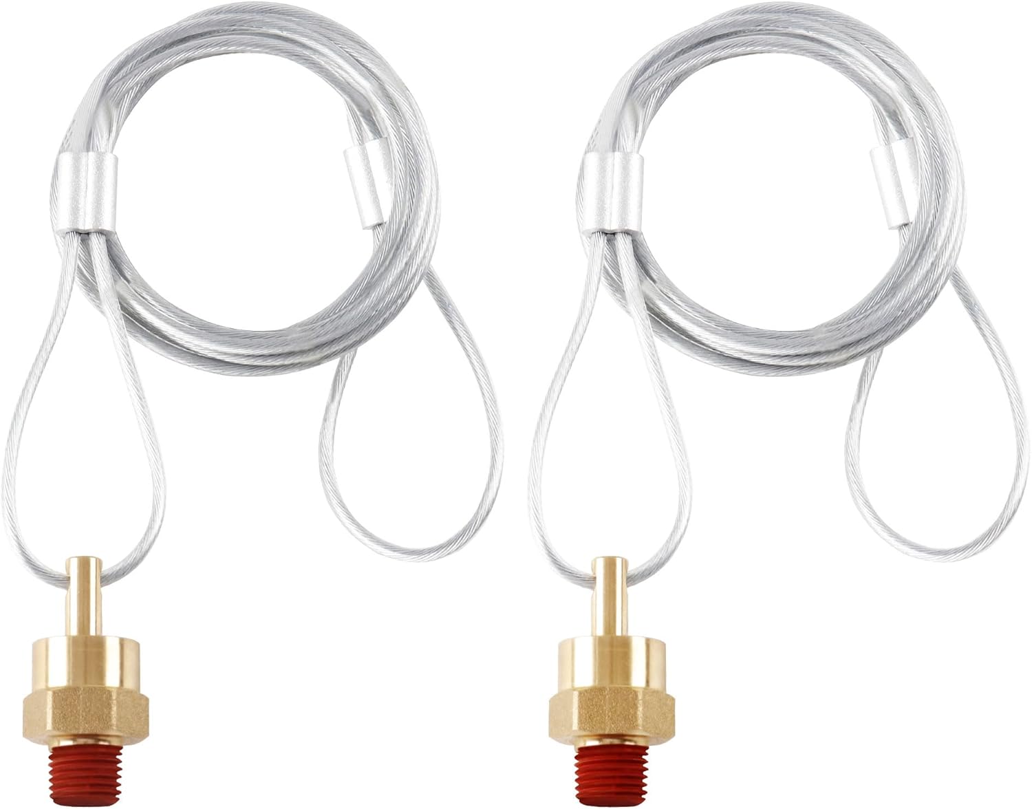 Amazon.com: HASAOMOI 2PCS Air Tank Drain Valve Plug Fitting 1/4" NPT ...