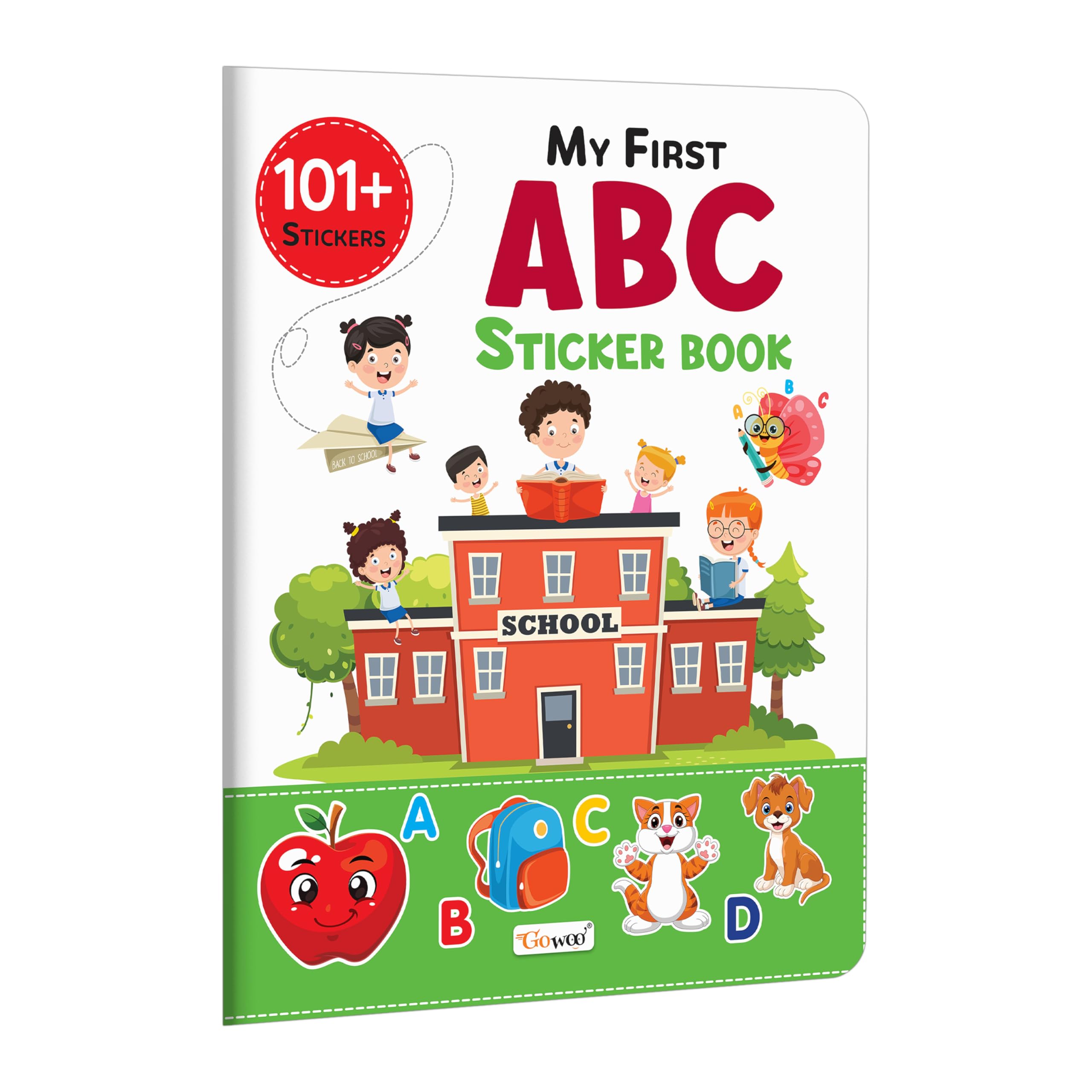 Buy My First ABC Sticker Book: Alphabet Adventures with 101+ stickers ...