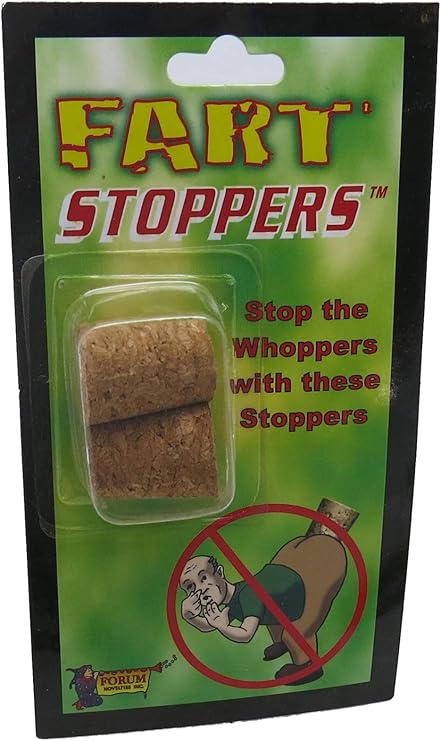 Amazon.com: Forum Novelties 56100 Fart Stoppers, Multi-Color, Standard ...