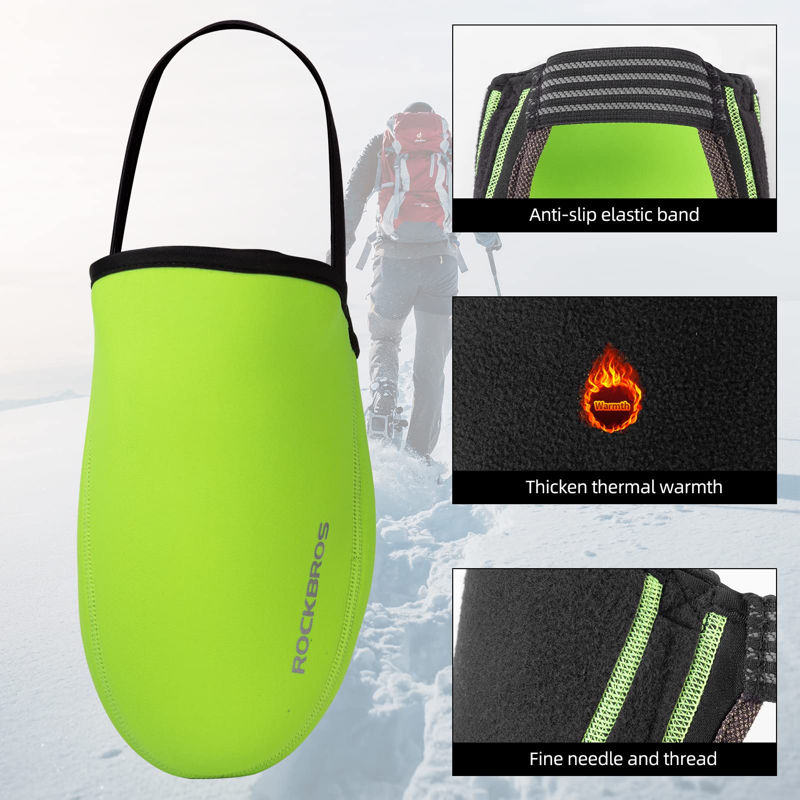 Snapklik.com : Cycling Shoe Toe Covers Cold Weather Bike Overshoes ...