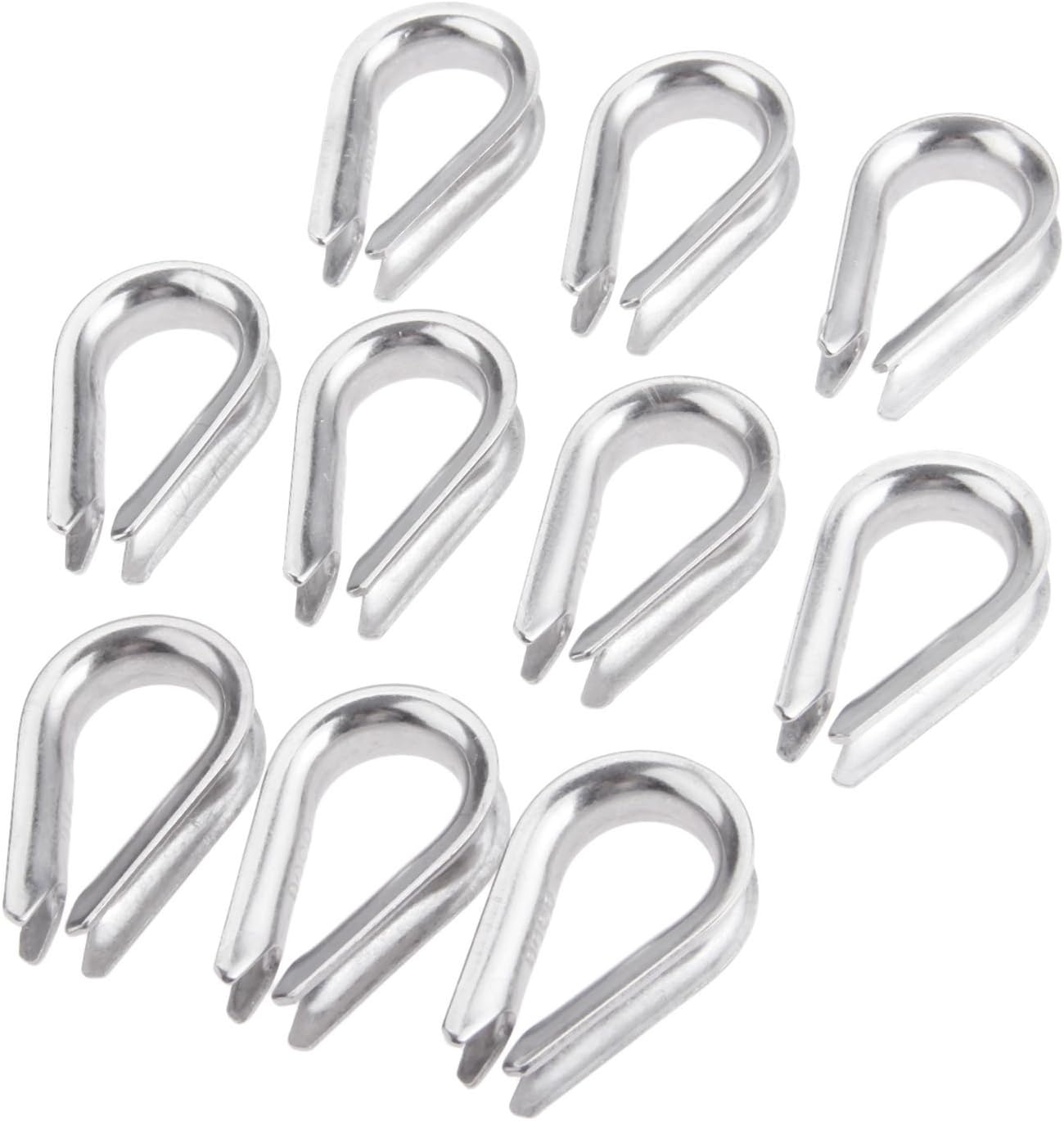 Amazon.com: Mtsooning 10PCS Rope Thimble Rigging, M5 316 Stainless ...