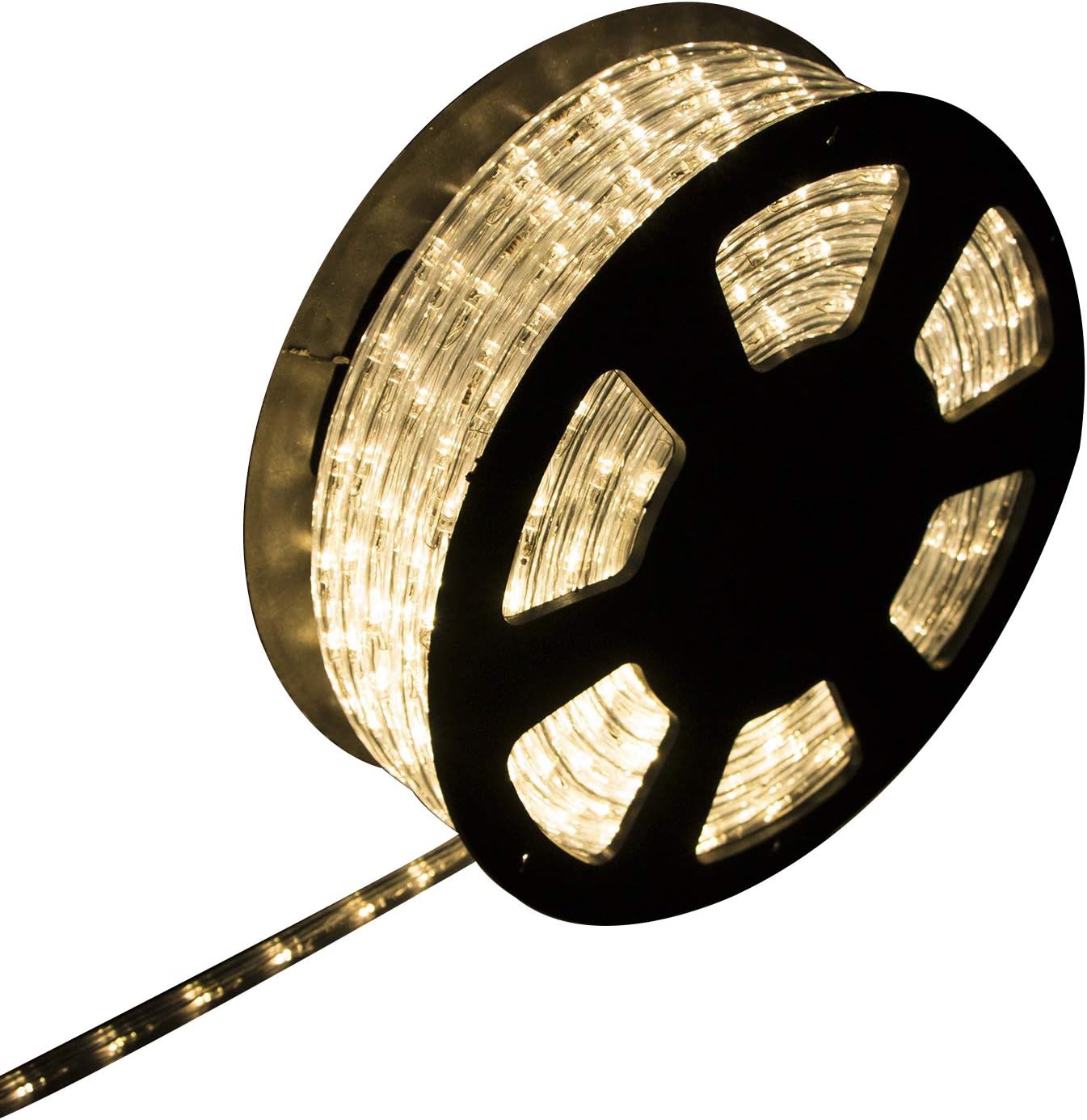 Amazon.com: Ainfox LED Rope Light, 100Ft 1080 LEDs Indoor Outdoor ...