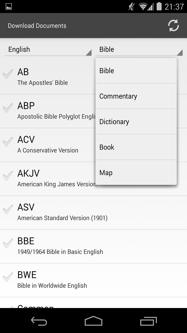 Holy Bible 40 versions offline: app su Amazon Appstore